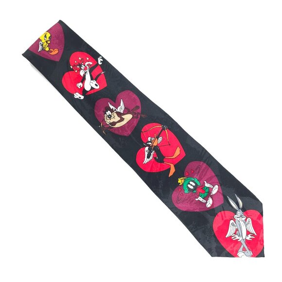 Warner Bros. | Accessories | Warner Bros Men Necktie Heart Looney Tunes ...